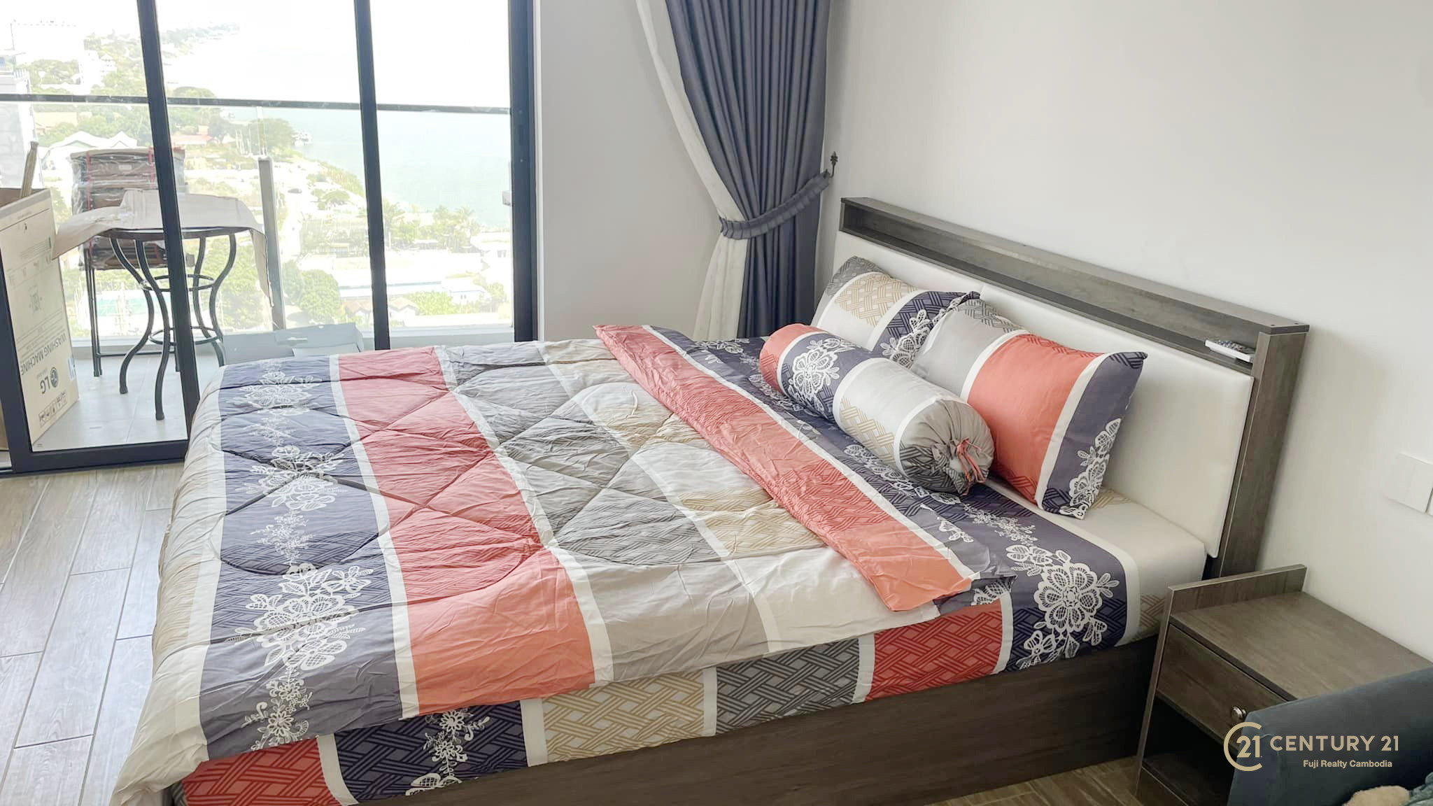 Studio Morgan EnMaison condo for Rent - Chroy changva area - Fuji Realty Cambodia