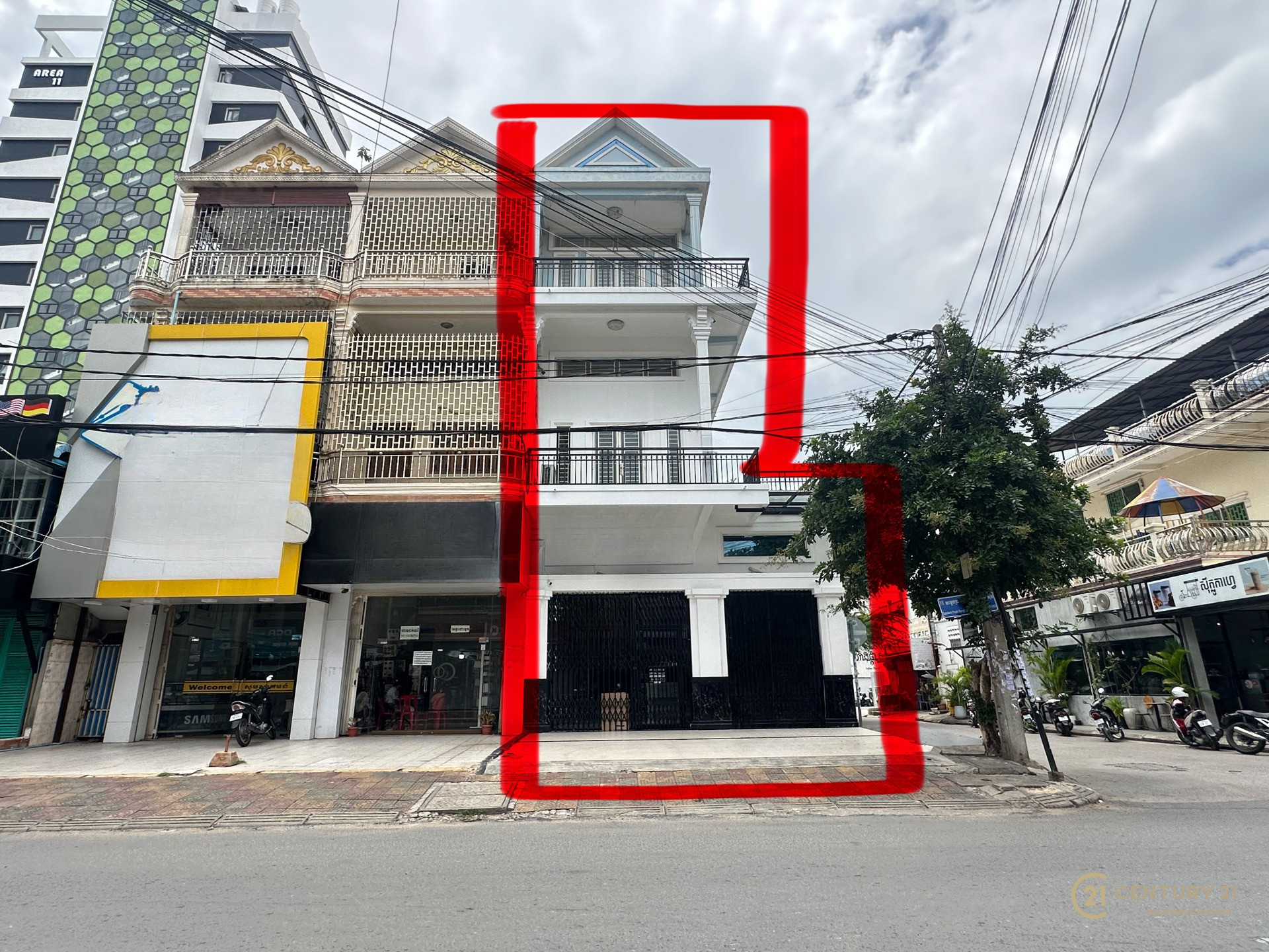 House For Rent ( Conner )at TTP1 - Fuji Realty Cambodia